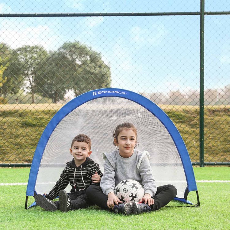 Pop-up Soccer Goal Set of 2 | SONGMICS