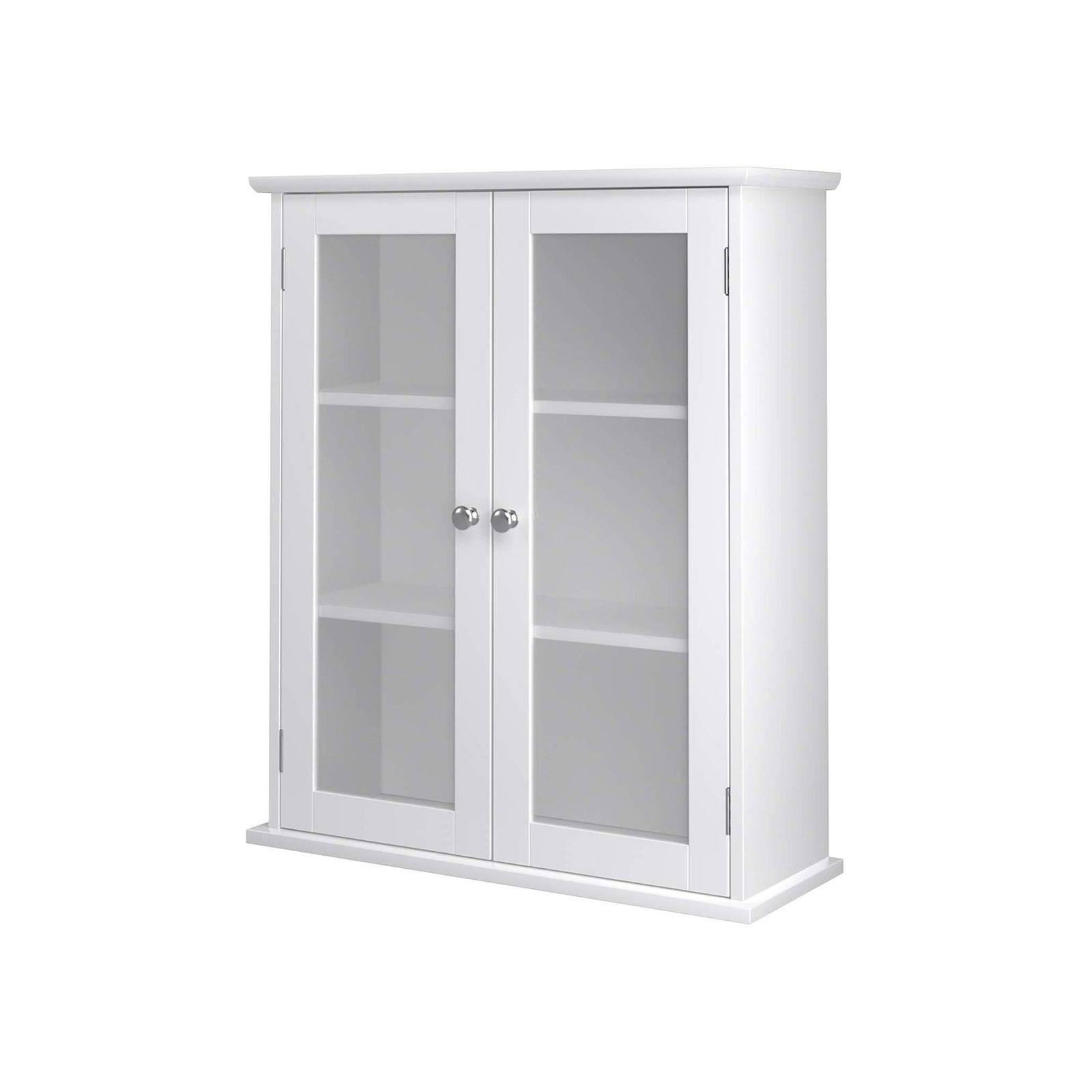 Glass Door Wall Cabinet Cabinet Vasagle By Songmics