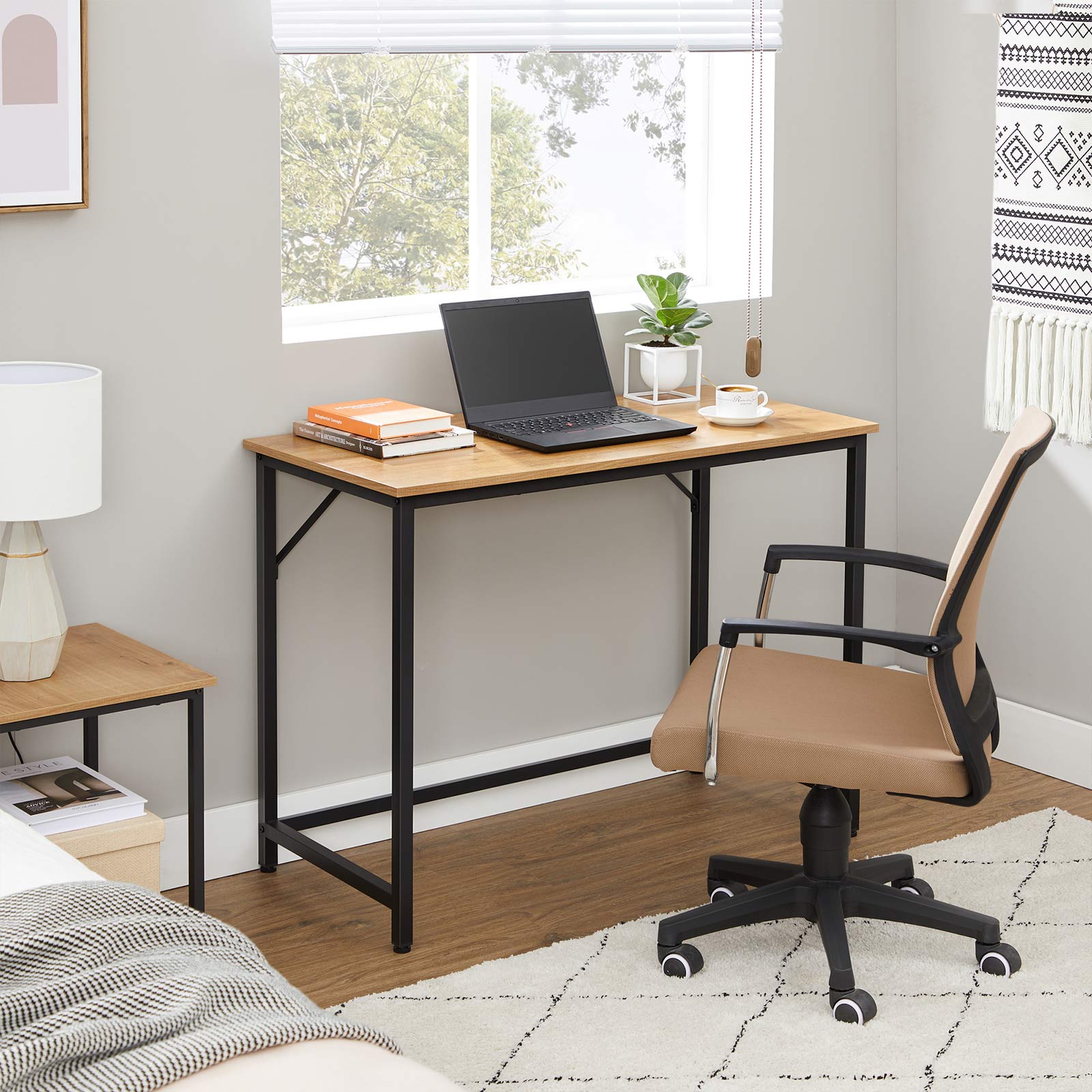 39-Inches Computer Desk for Office | Home Office | VASAGLE by SONGMICS